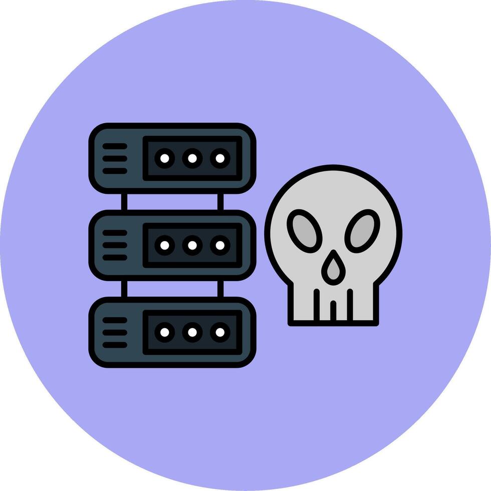Hacking Line Filled Multicolour Circle Icon 37775797 Vector Art At Vecteezy