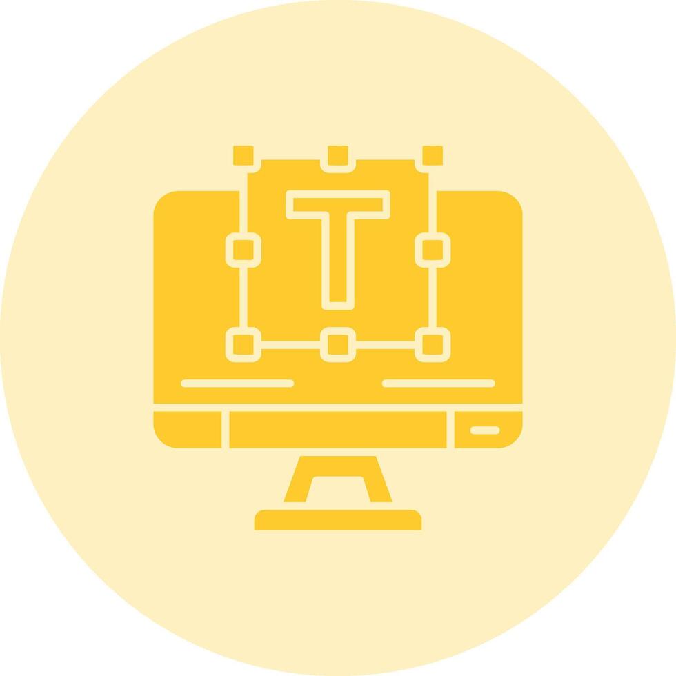 Typography Solid duo tune Icon 37776310 Vector Art at Vecteezy