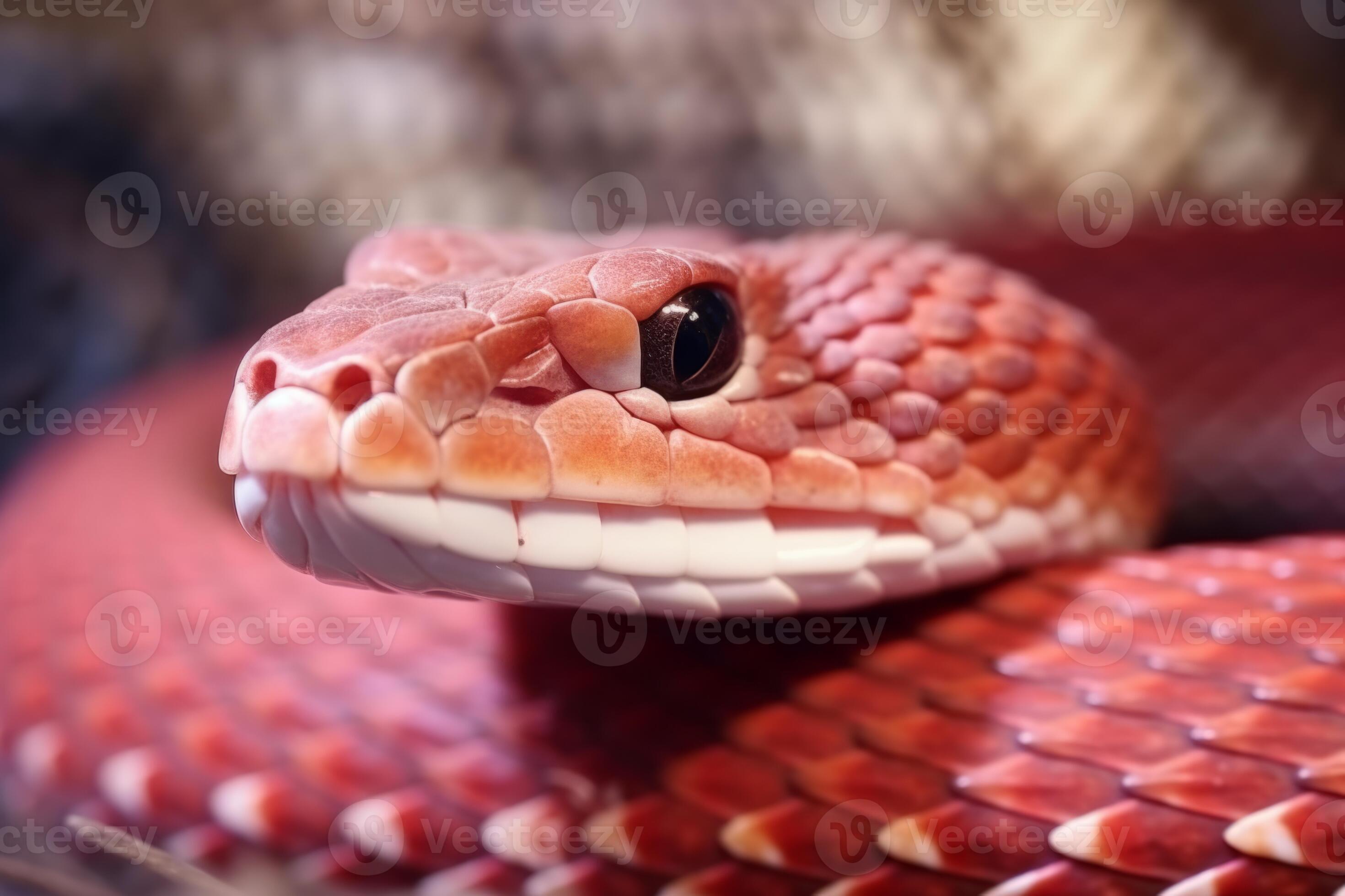 AI Generated Colorful snake python cobra viper forest hiding waiting ...