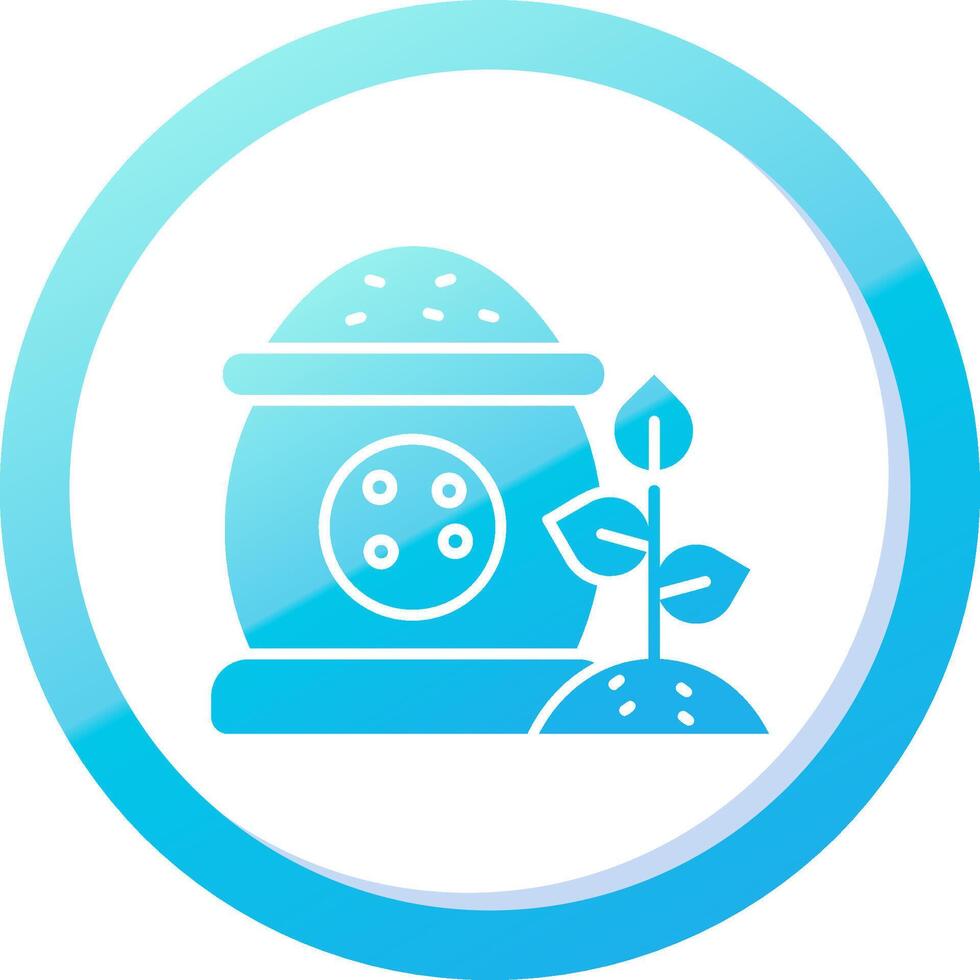 Fertilizer Solid Blue Gradient Icon 37793708 Vector Art at Vecteezy