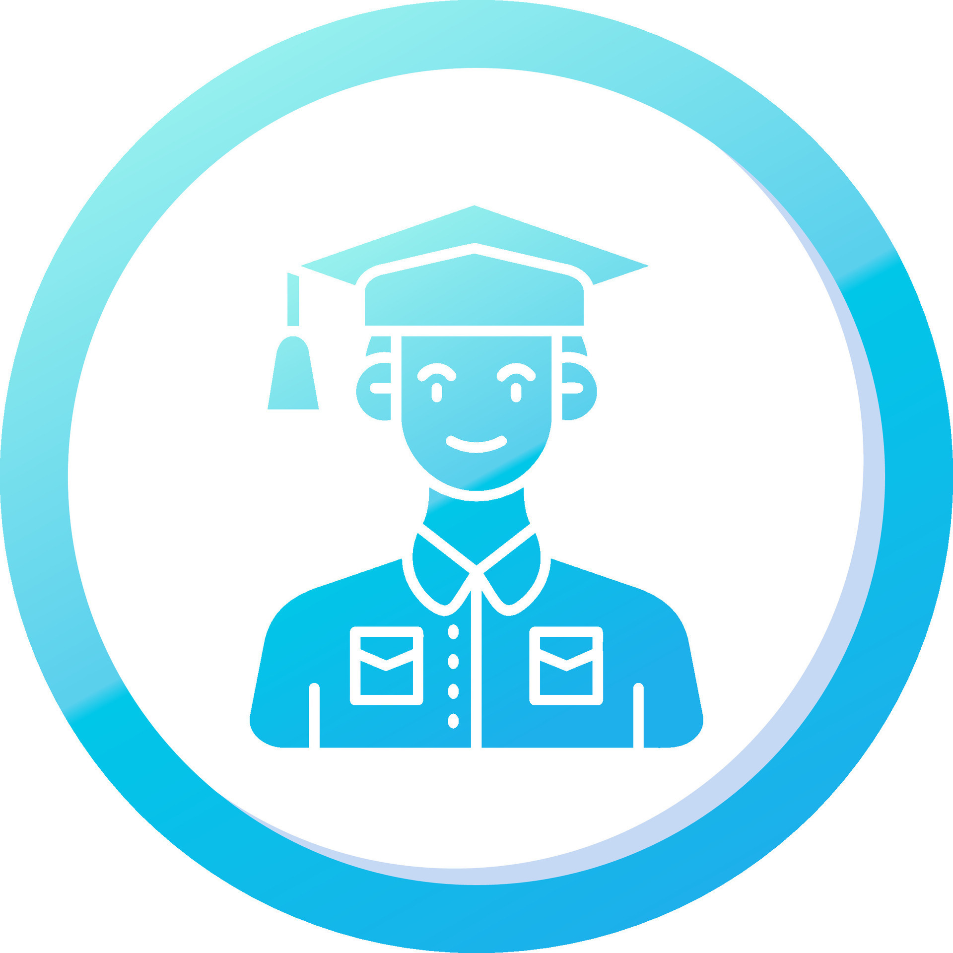 Student Solid Blue Gradient Icon 37793726 Vector Art at Vecteezy Student Solid Blue Gradient Icon 37793726 Vector Art at Vecteezy