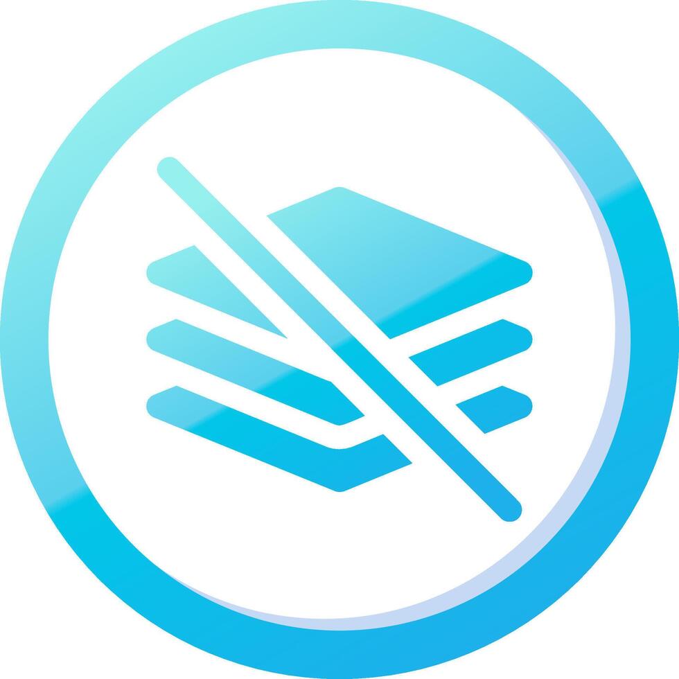 Hide layer Solid Blue Gradient Icon 37793874 Vector Art at Vecteezy