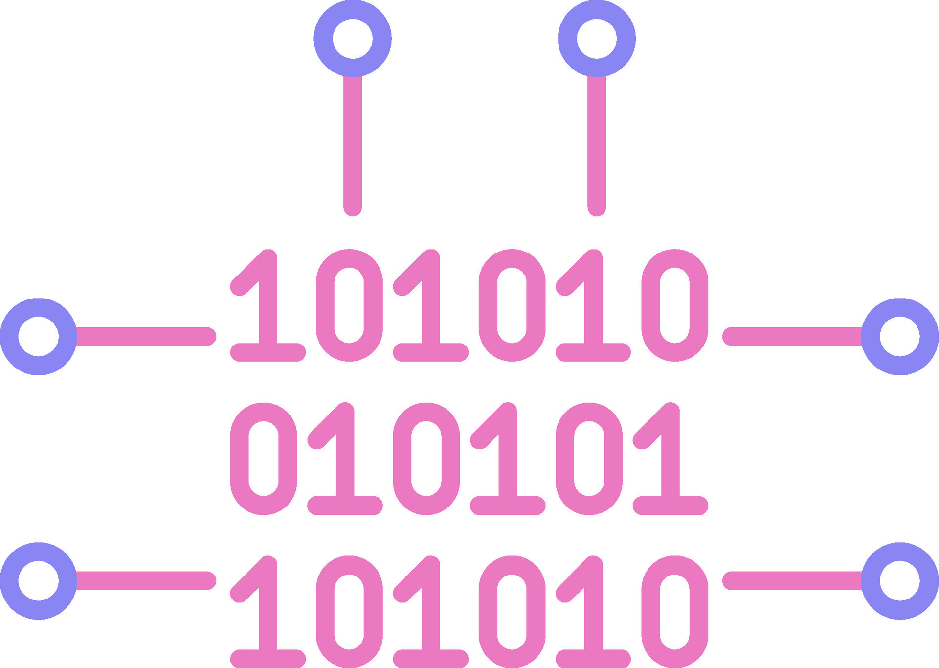 Binary Code Linear Two Colour Icon 37795246 Vector Art at Vecteezy
