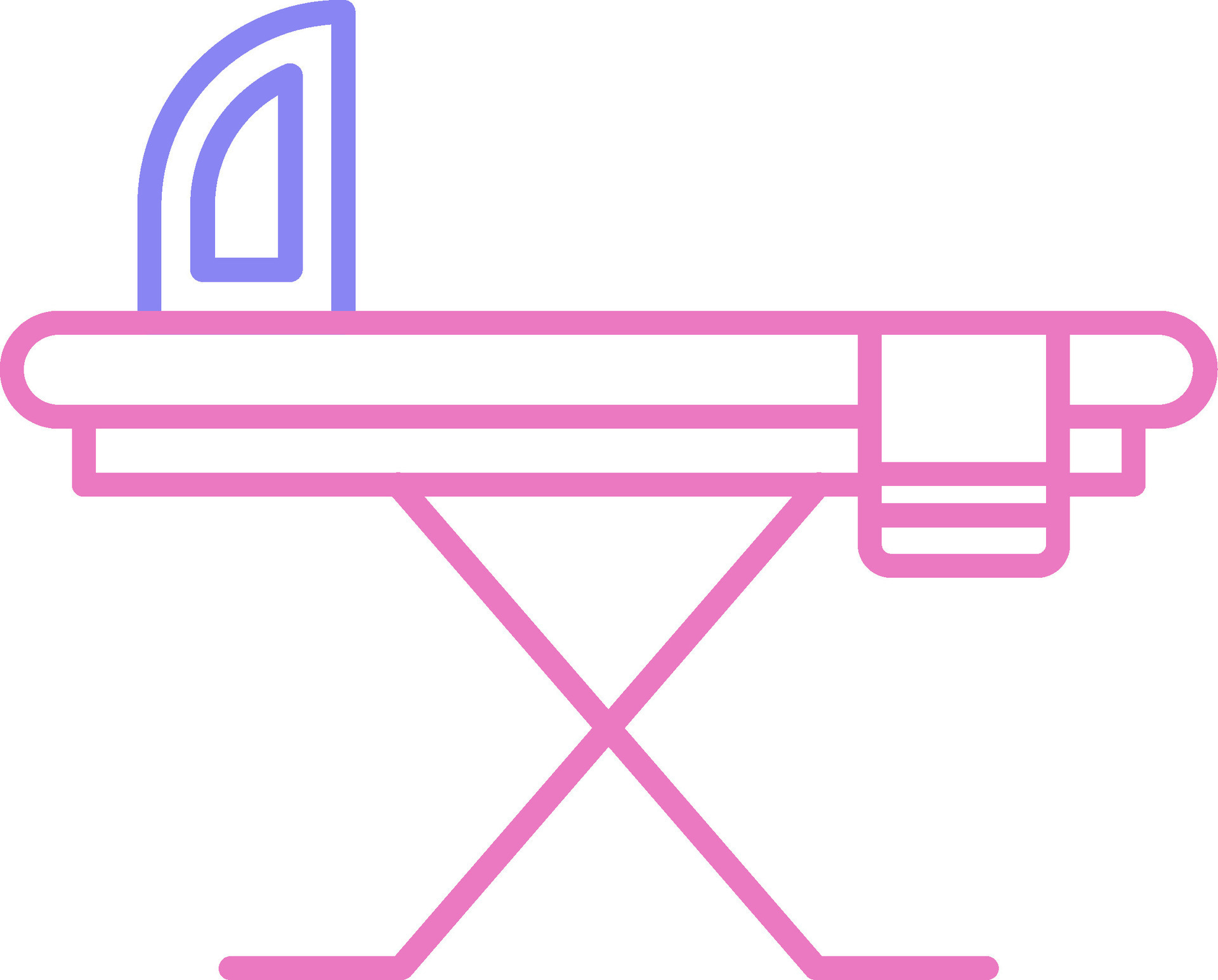 Ironing Board Linear Two Colour Icon 37795465 Vector Art At Vecteezy