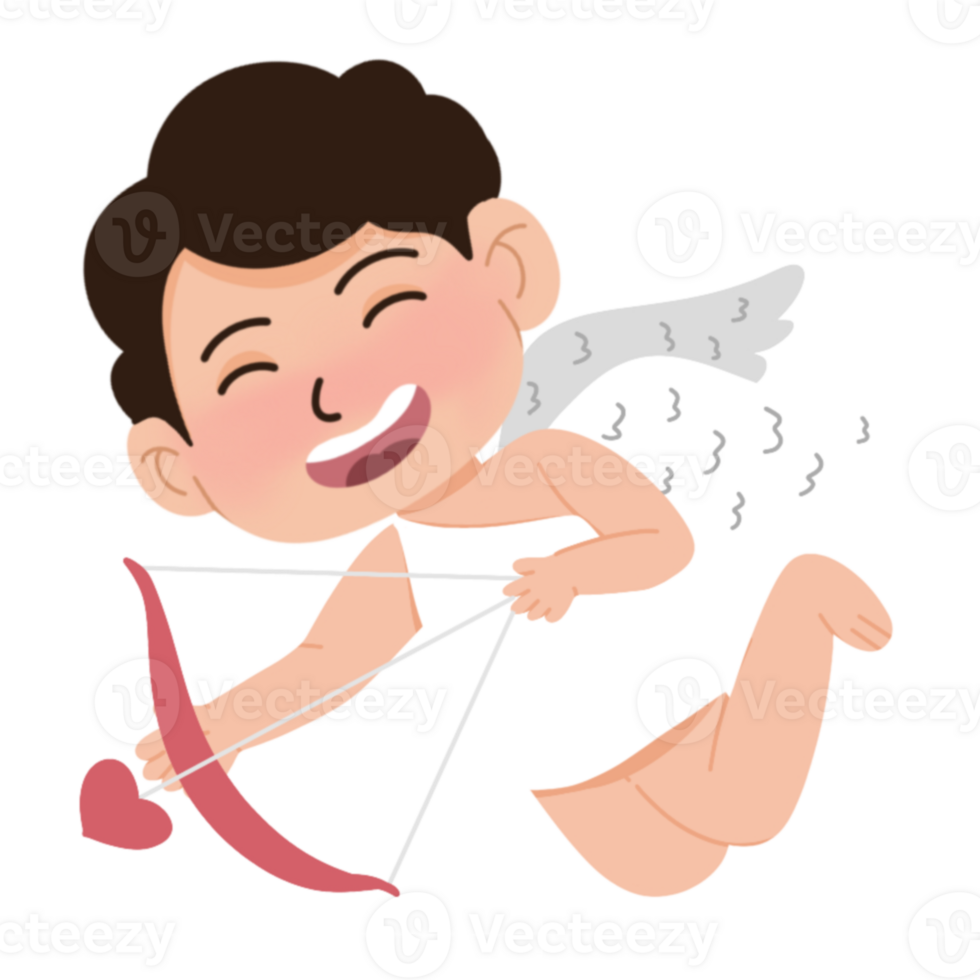 Cute Cupid With Arrow 37796799 Png