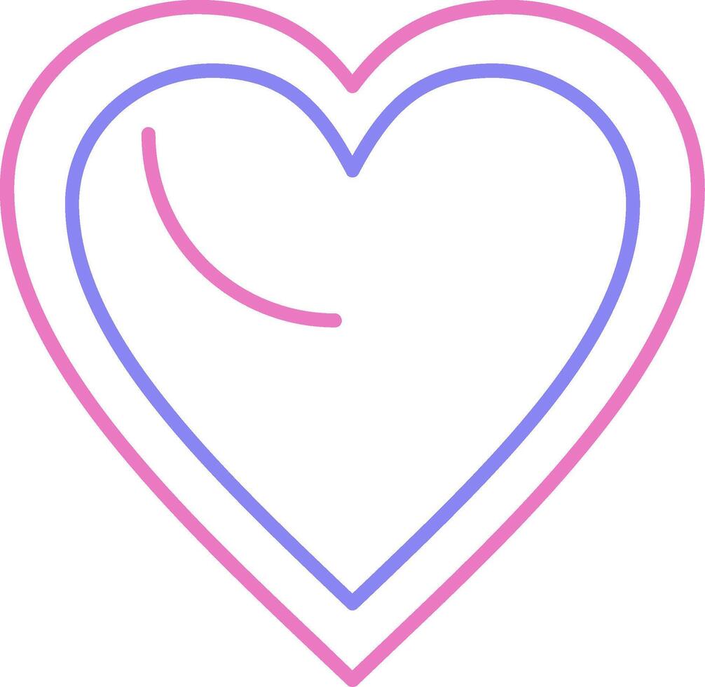 Heart Linear Two Colour Icon 37797211 Vector Art At Vecteezy