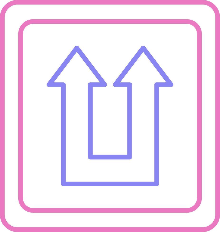 Two Arrows Linear Two Colour Icon 37797245 Vector Art At Vecteezy