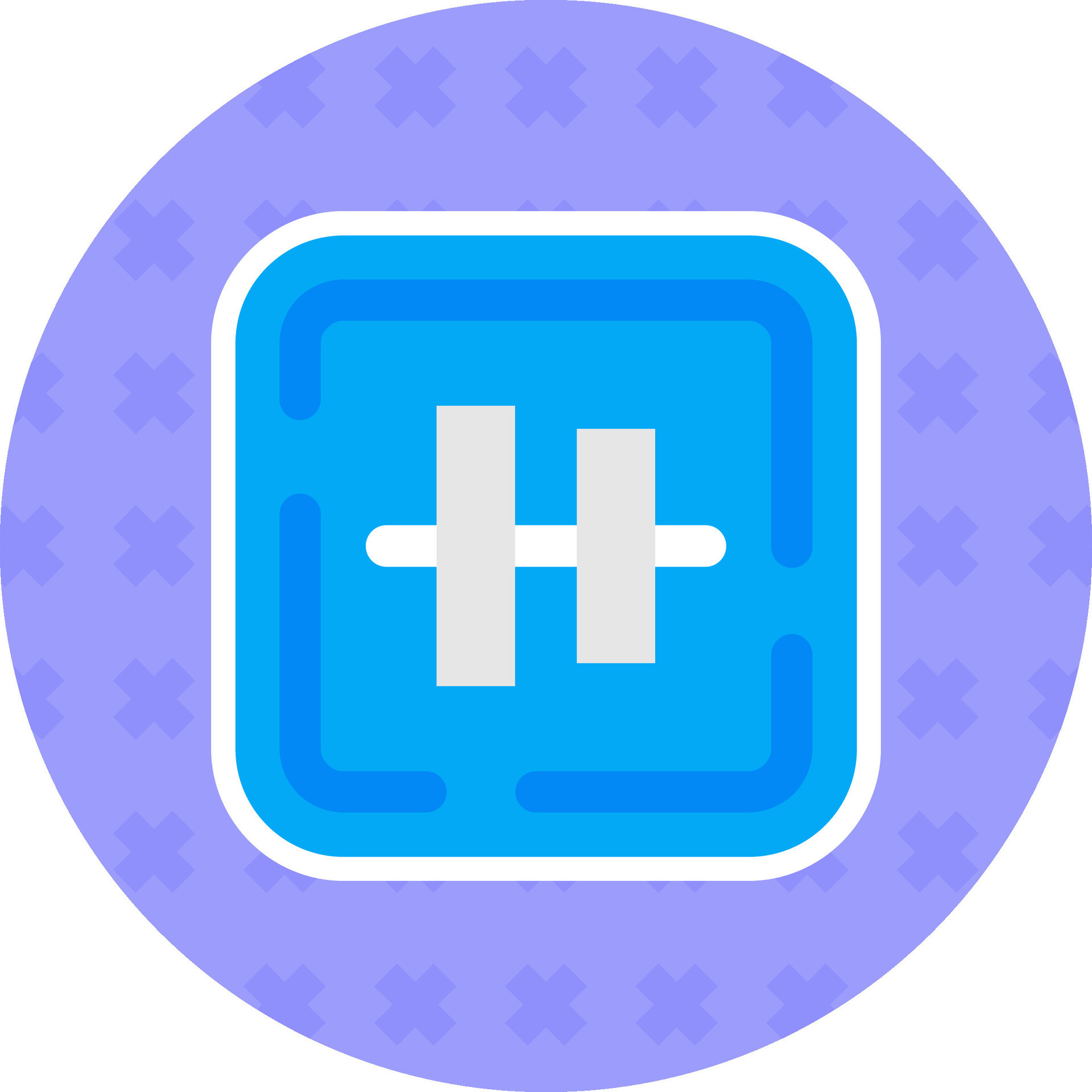 Vertical alignment Flat Sticker Icon 37797463 Vector Art at Vecteezy