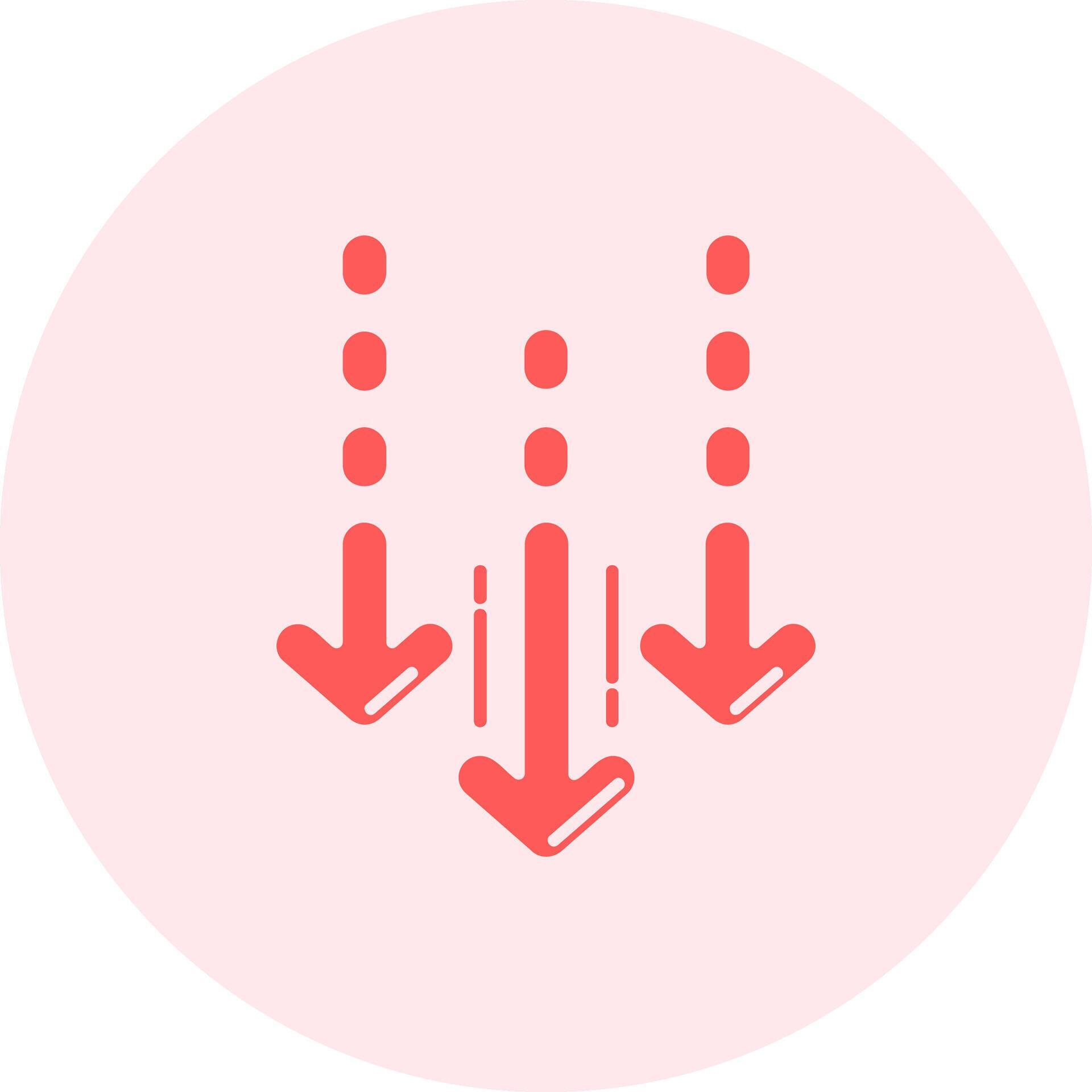 Decrease Solid duo tune Icon 37798417 Vector Art at Vecteezy