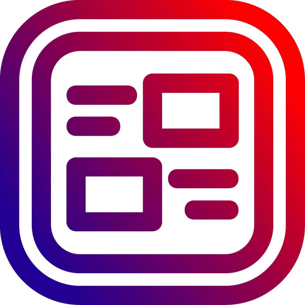 Layout Line Gradient Icon 37798955 Vector Art At Vecteezy