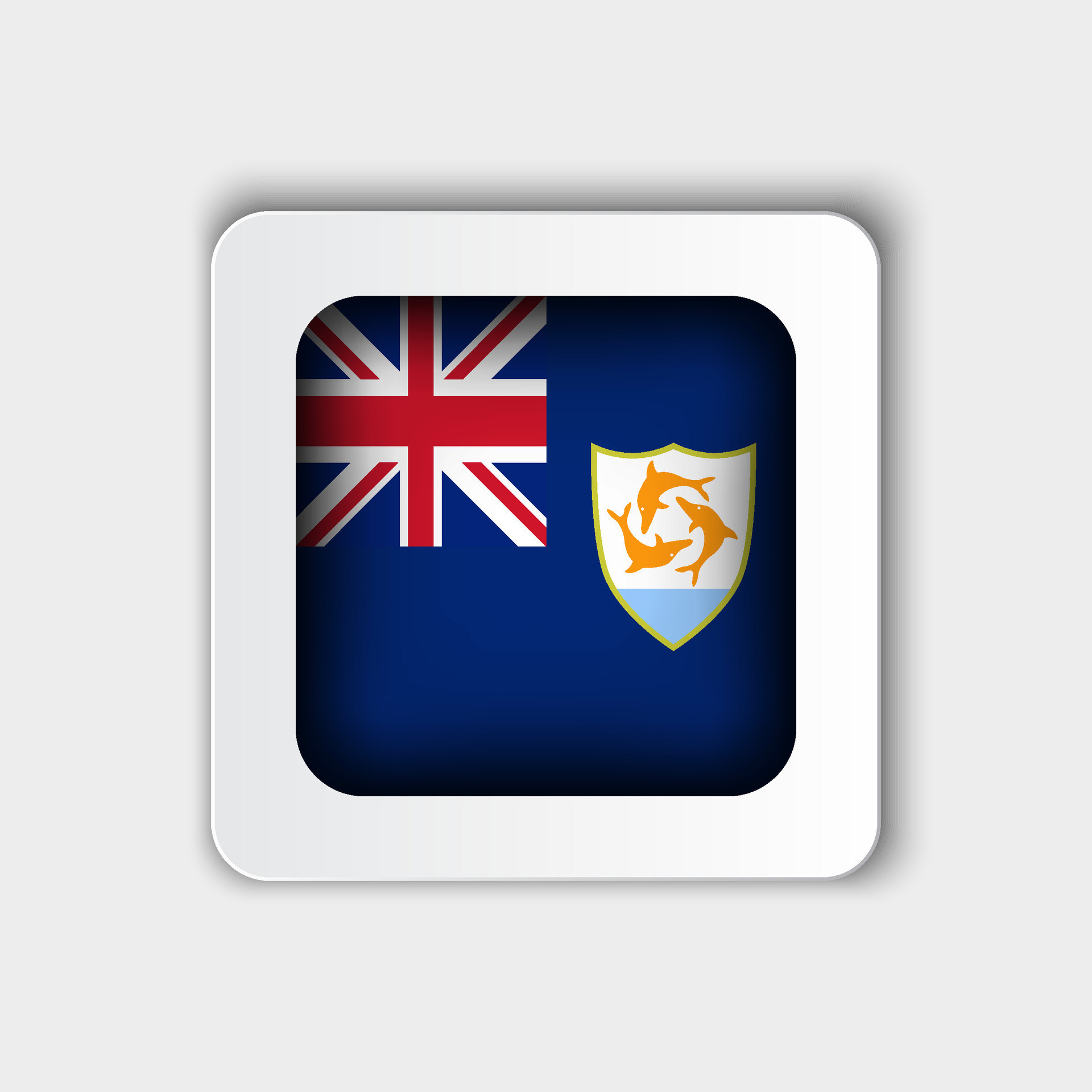 Anguilla Flag Button Flat Design 37801717 Vector Art at Vecteezy Anguilla Flag Button Flat Design 37801717 Vector Art at Vecteezy