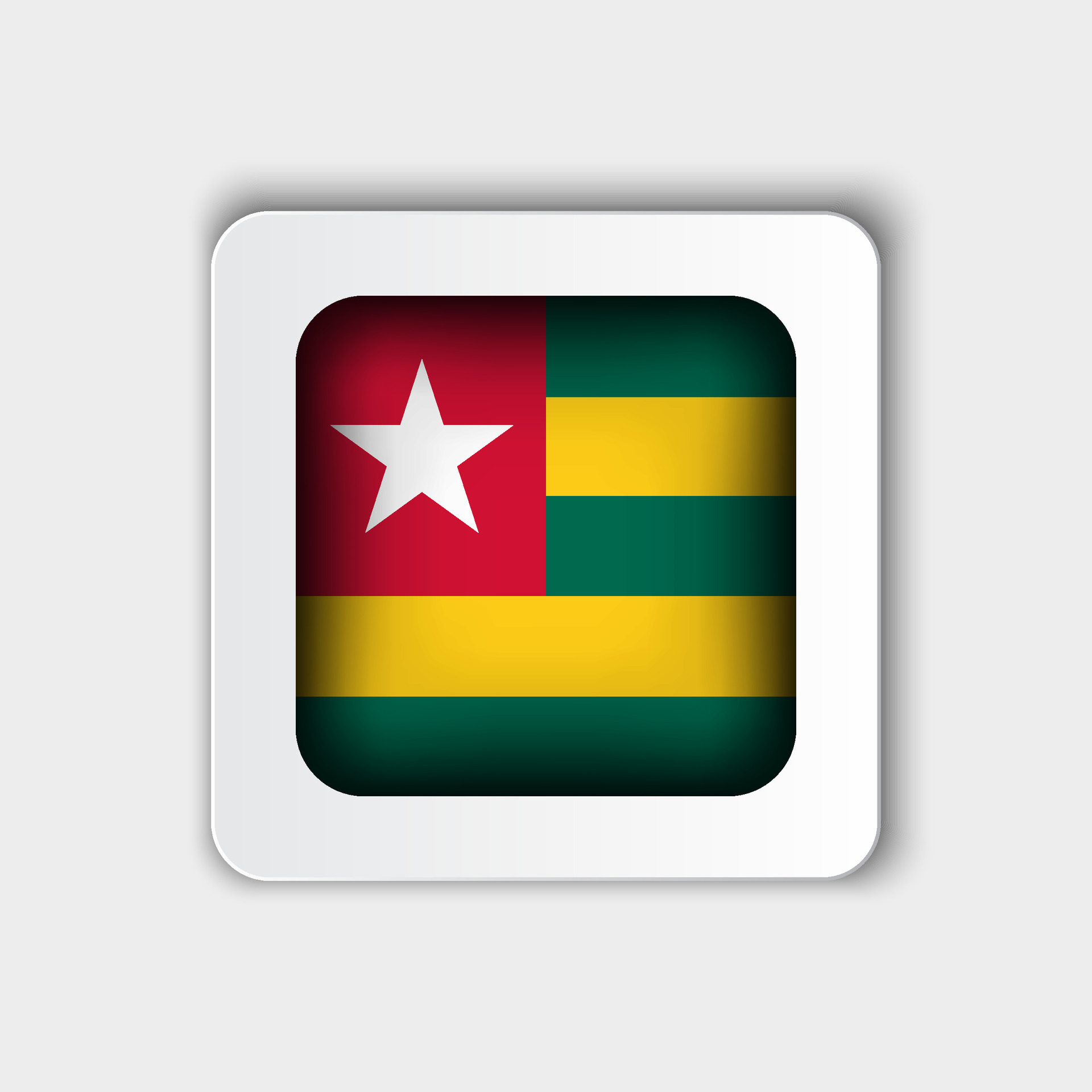 Togo Flag Button Flat Design 37801921 Vector Art at Vecteezy Togo Flag Button Flat Design 37801921 Vector Art at Vecteezy