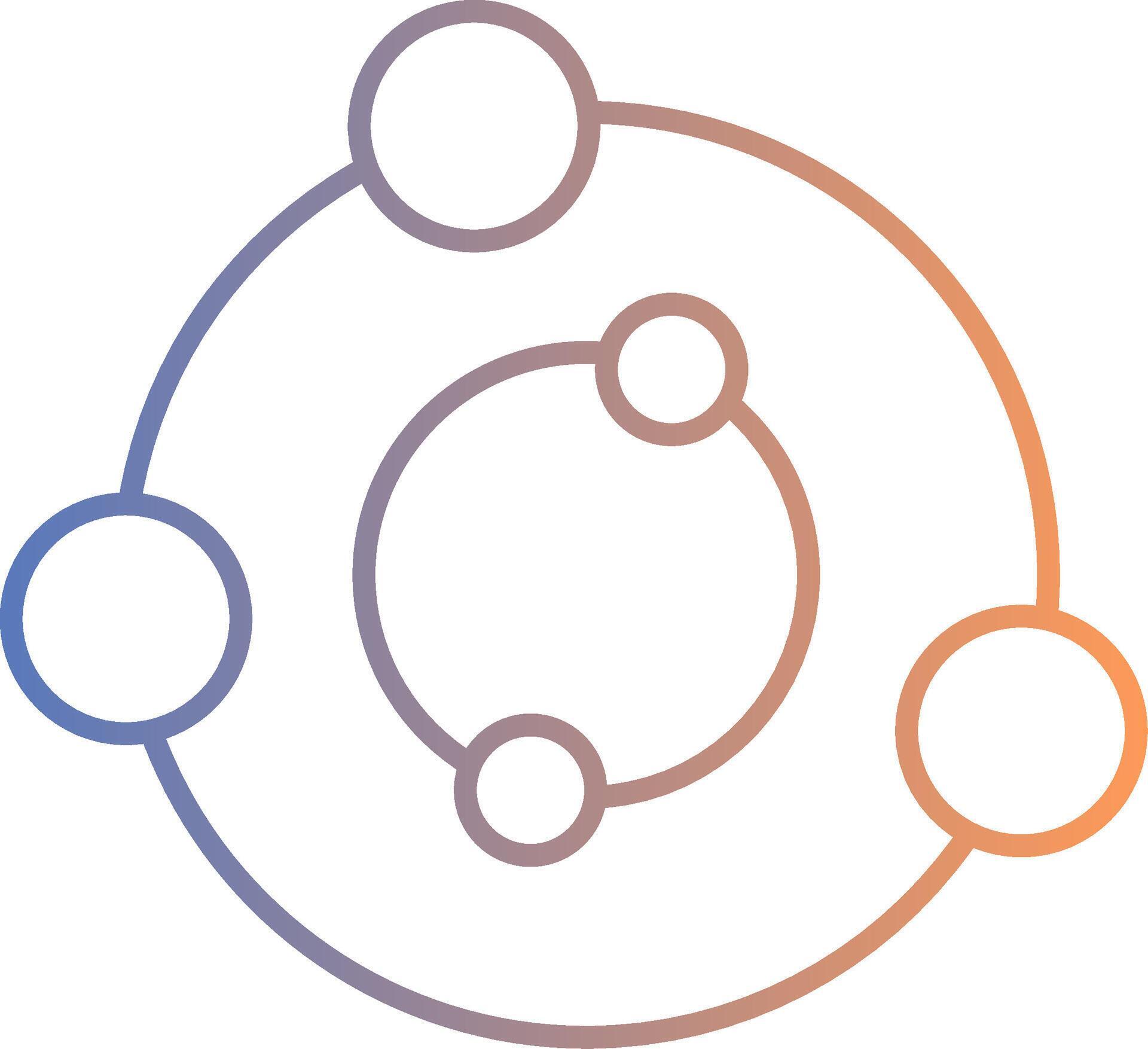 Solar System Line Gradient Icon 37803600 Vector Art at Vecteezy