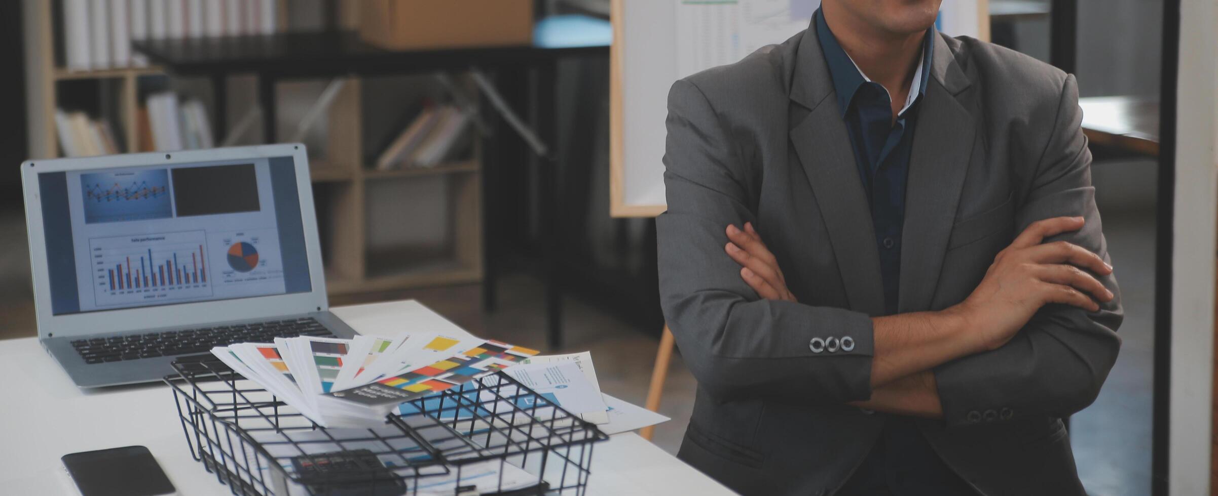 Close Up Ux Developer And Ui Designer Use Augmented Reality Brainstorming About Mobile App