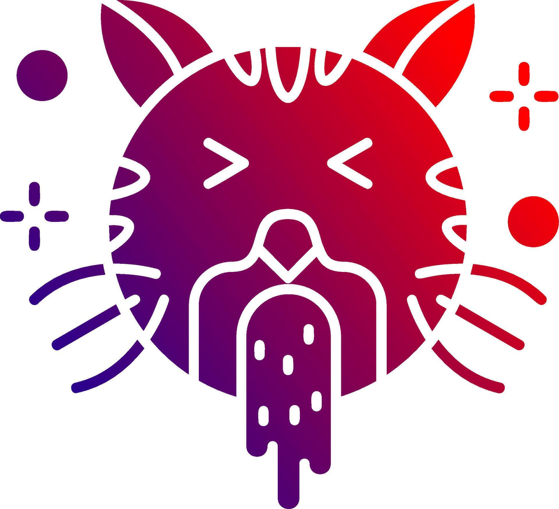 Vomit Solid Gradient Icon 37808105 Vector Art at Vecteezy