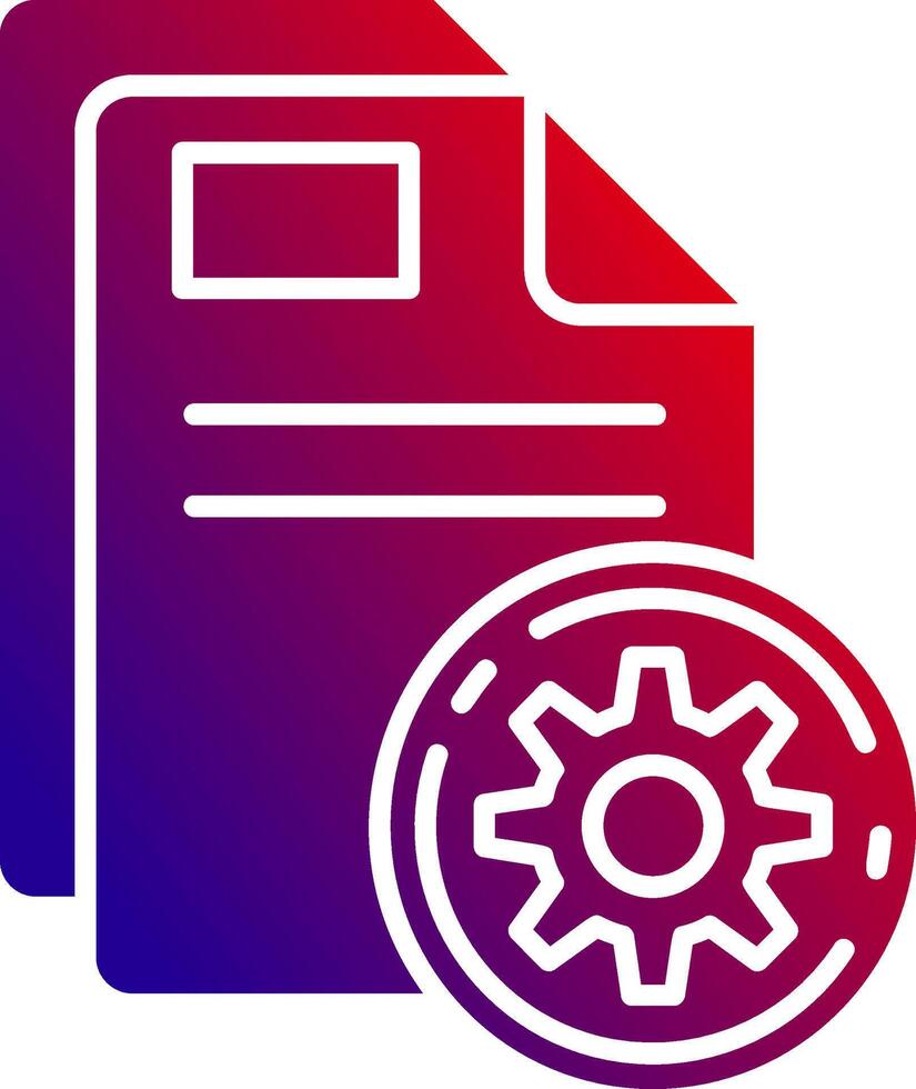 Setup Solid Gradient Icon 37808324 Vector Art at Vecteezy