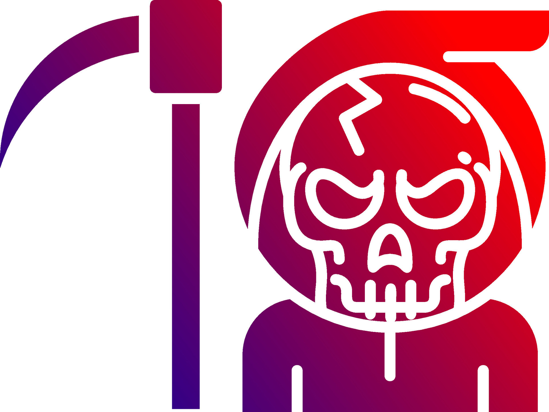 Death Solid Gradient Icon 37808334 Vector Art at Vecteezy