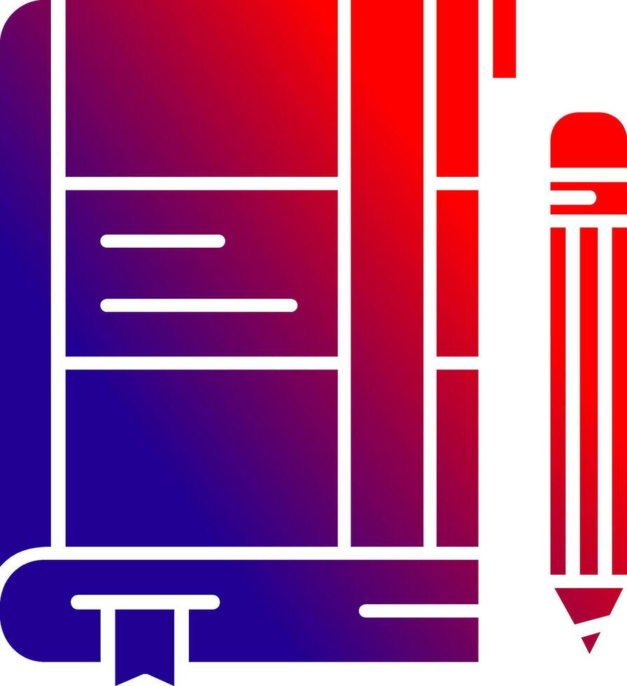 Note Solid Gradient Icon 37808502 Vector Art at Vecteezy