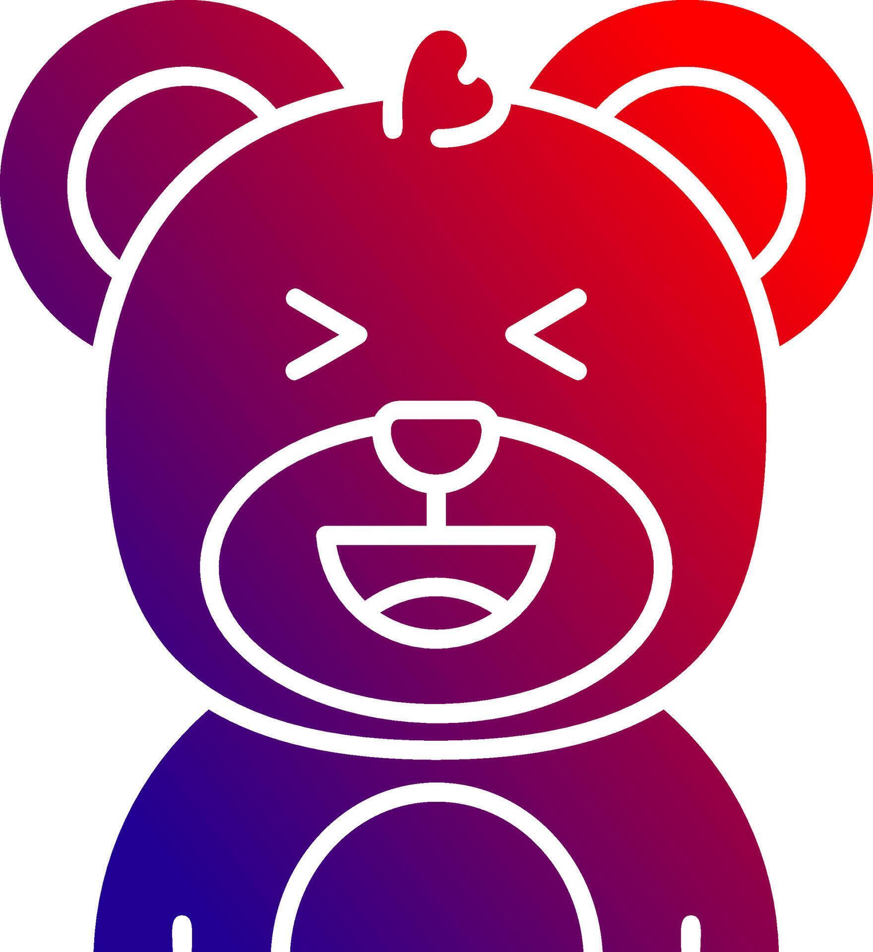 Laugh Solid Gradient Icon 37808897 Vector Art at Vecteezy