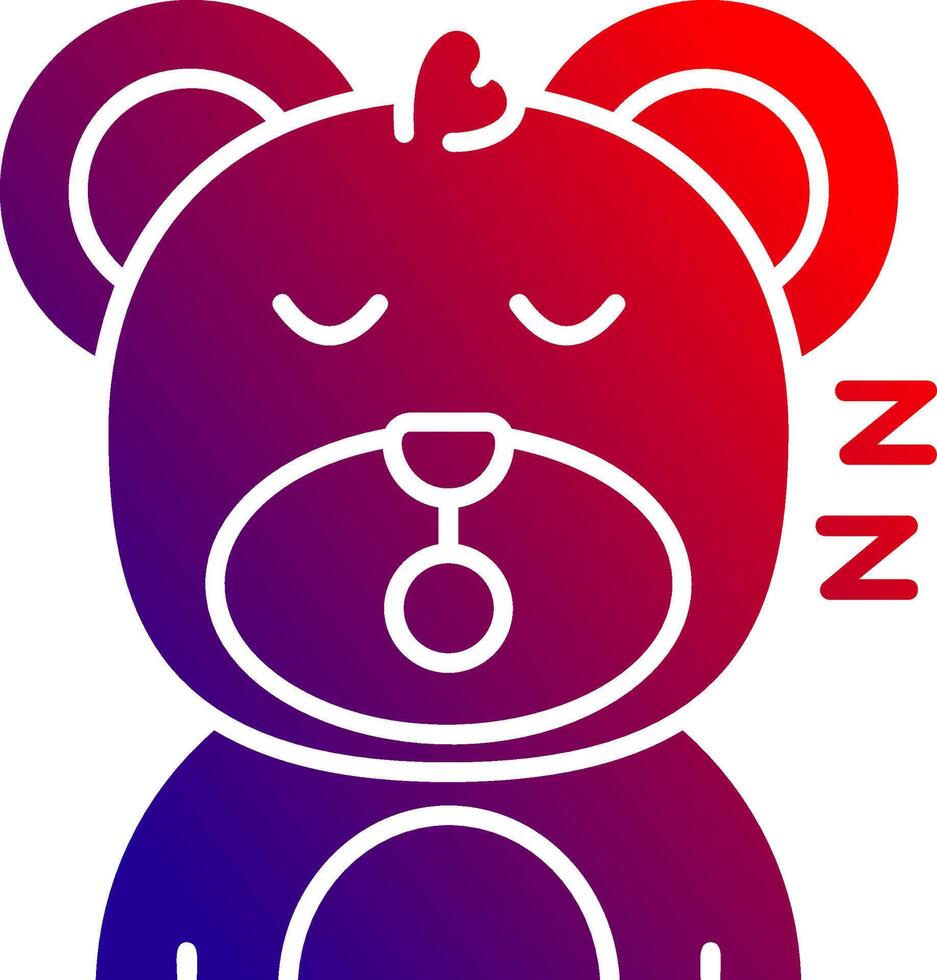 Sleep Solid Gradient Icon 37808919 Vector Art at Vecteezy