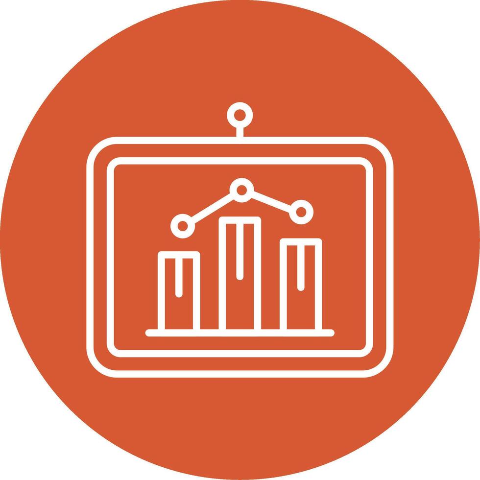 Bar Chart Line Multicircle Icon 37811298 Vector Art at Vecteezy