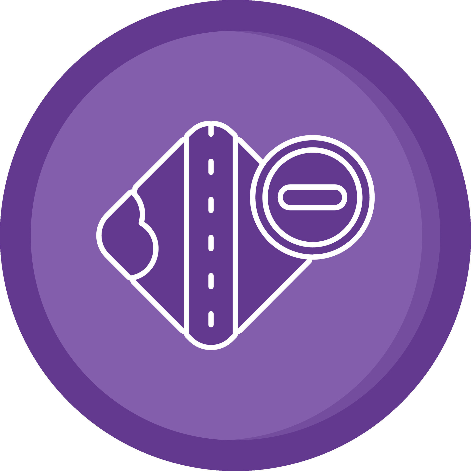 Block Solid Purple Circle Icon 37811726 Vector Art at Vecteezy