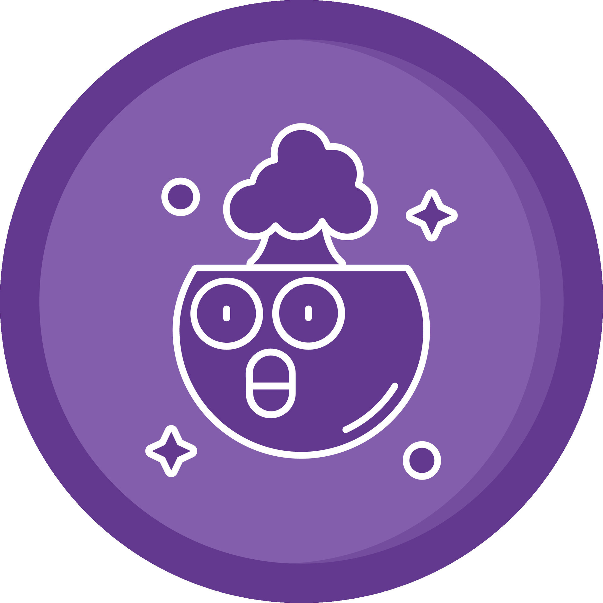 Exploding Solid Purple Circle Icon 37811742 Vector Art at Vecteezy