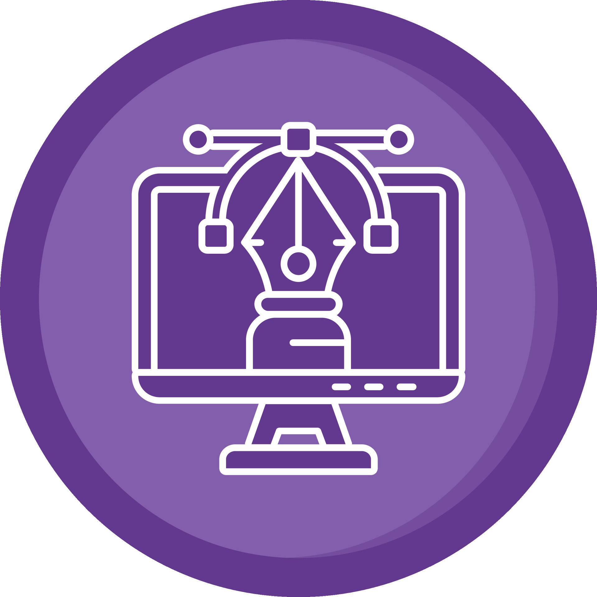 Vector Solid Purple Circle Icon 37811754 Vector Art at Vecteezy