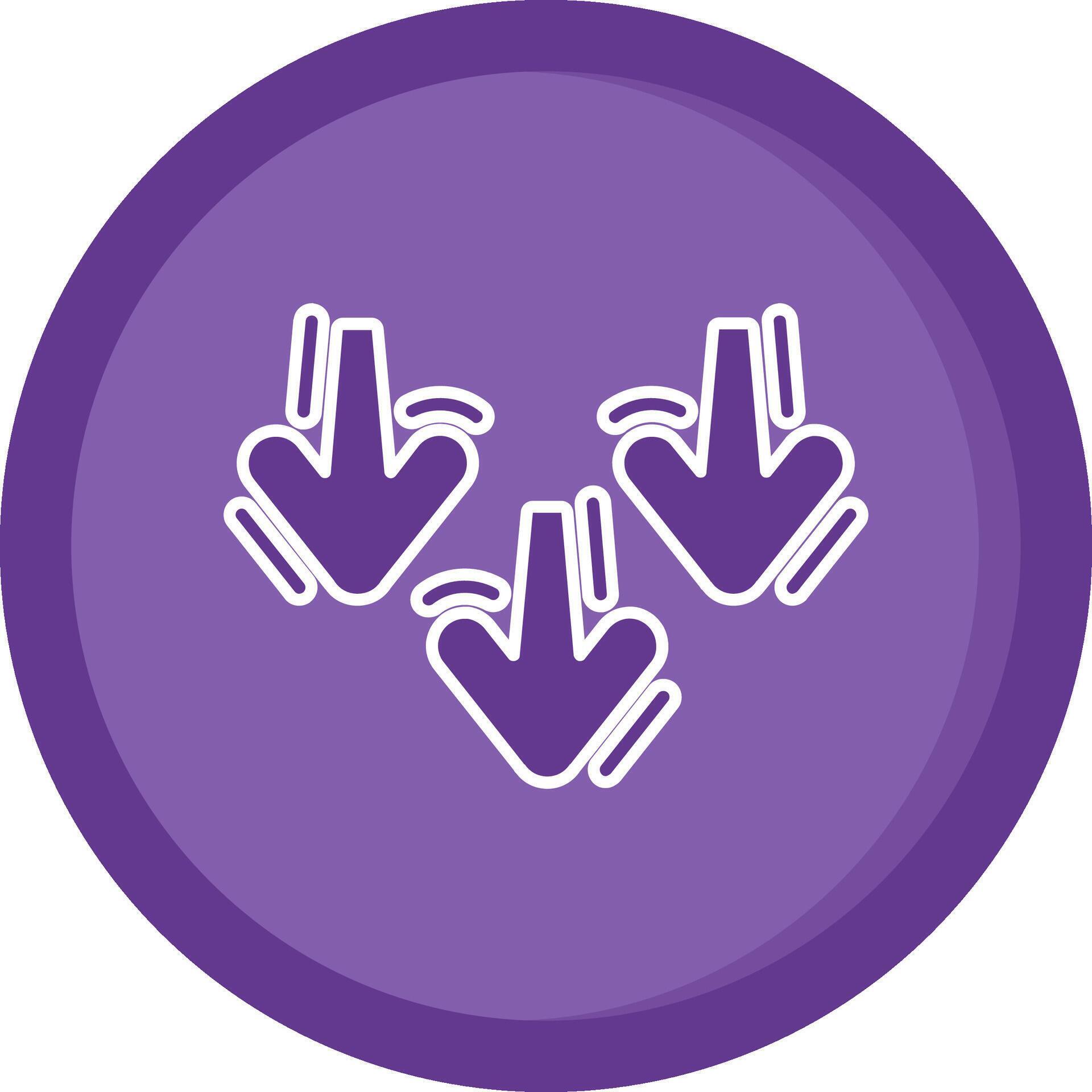 Decrease Solid Purple Circle Icon 37811755 Vector Art at Vecteezy