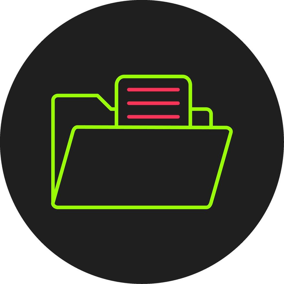 File Directory Glyph Circle Icon 37815412 Vector Art at Vecteezy