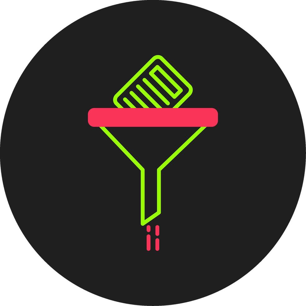 Filtering Data Glyph Circle Icon 37815419 Vector Art at Vecteezy