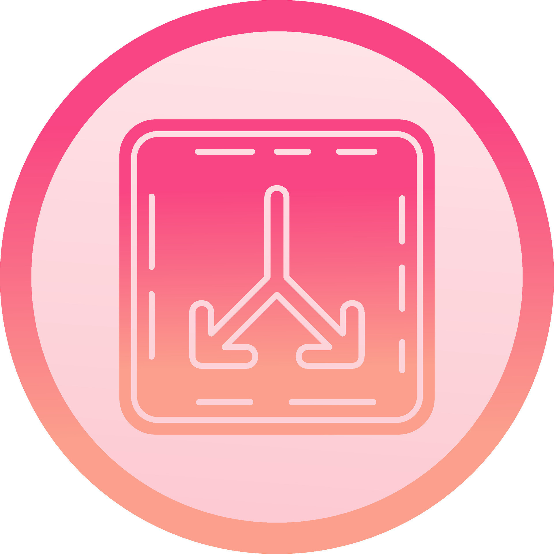 Split solid circle gradeint Icon 37818010 Vector Art at Vecteezy