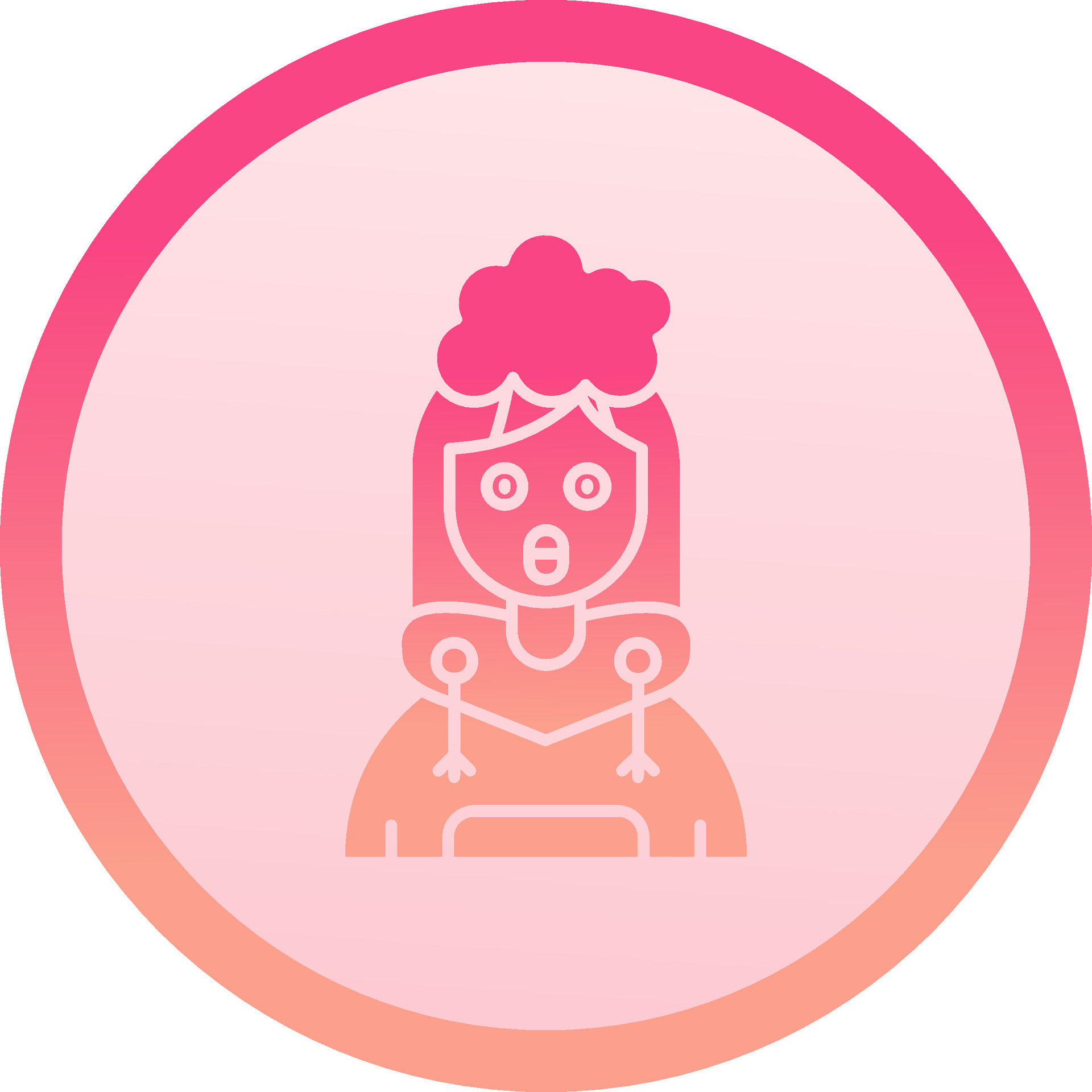 Exploding solid circle gradeint Icon 37820161 Vector Art at Vecteezy