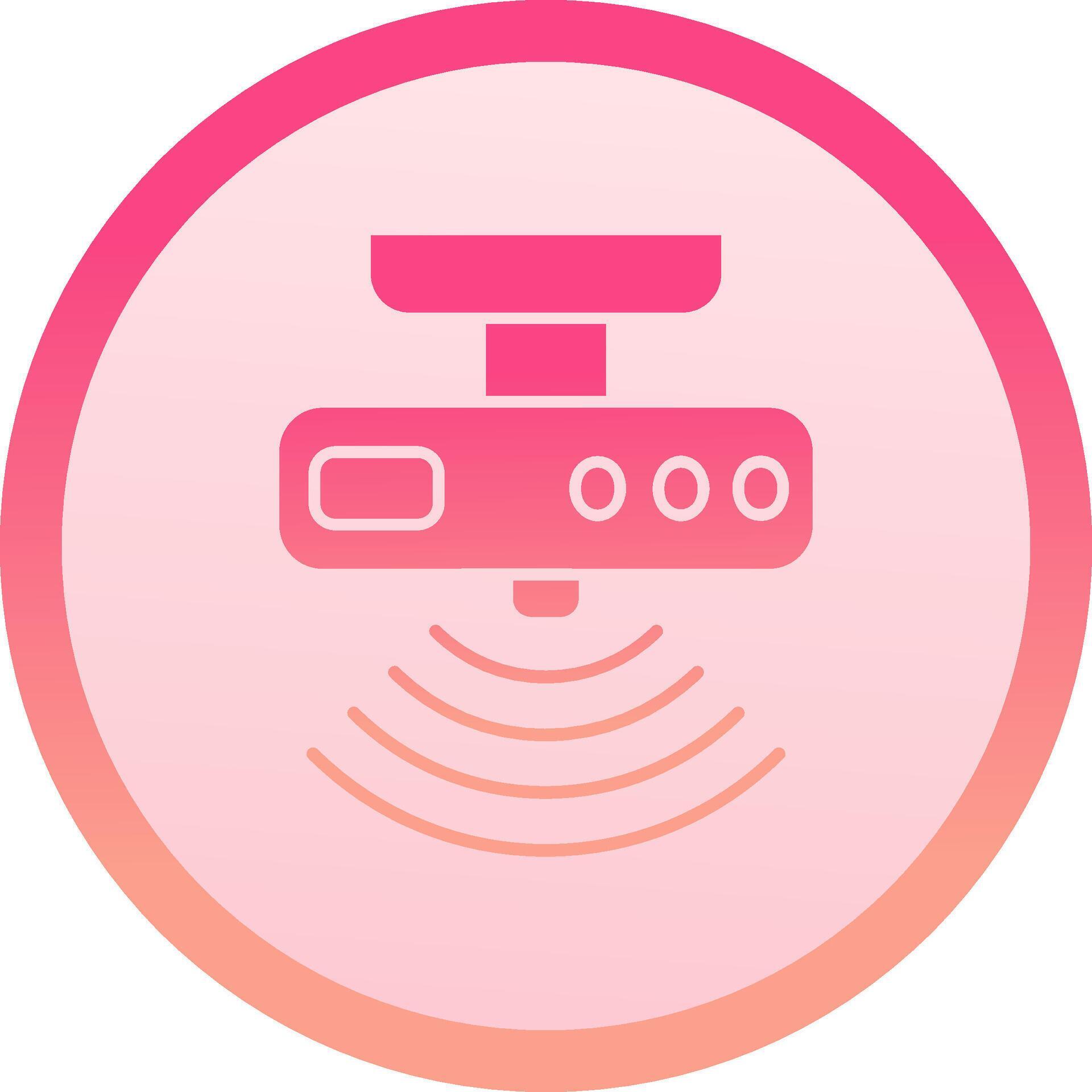 Motion sensor solid circle gradeint Icon 37821013 Vector Art at Vecteezy