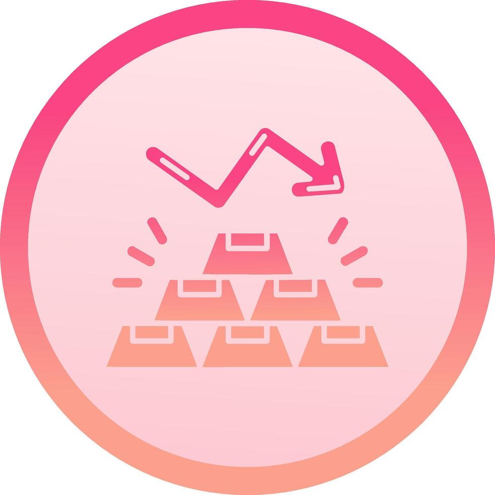 Gold solid circle gradeint Icon 37821519 Vector Art at Vecteezy