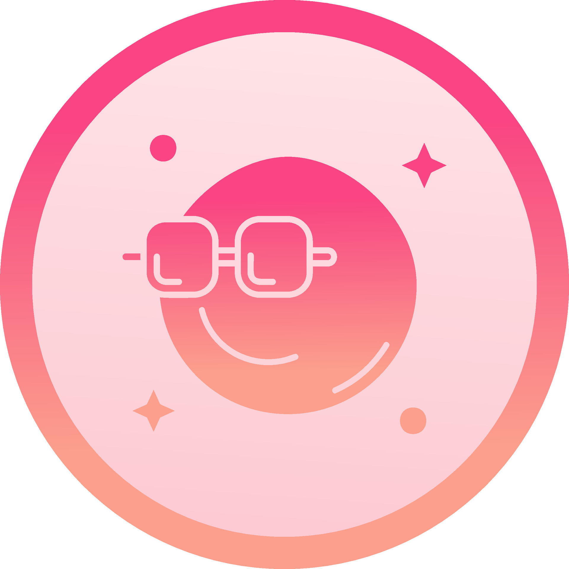 Cool solid circle gradeint Icon 37821590 Vector Art at Vecteezy