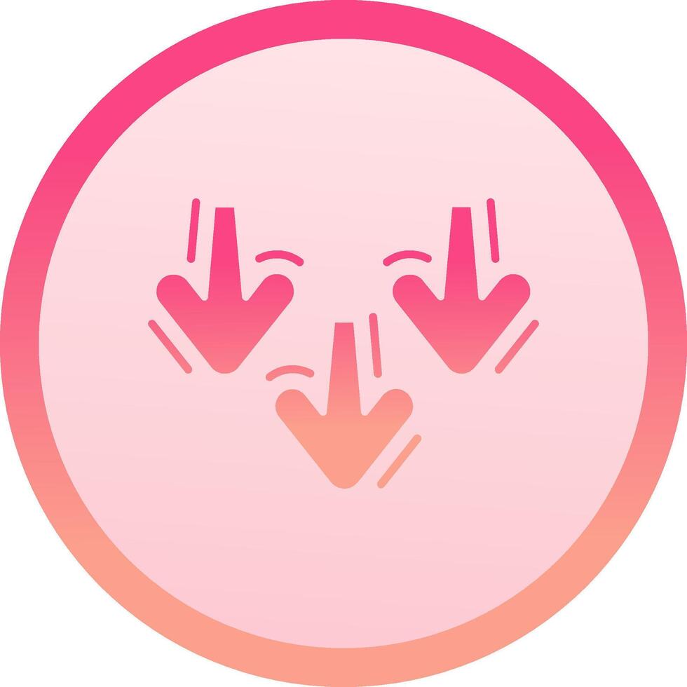 Decrease solid circle gradeint Icon 37821662 Vector Art at Vecteezy