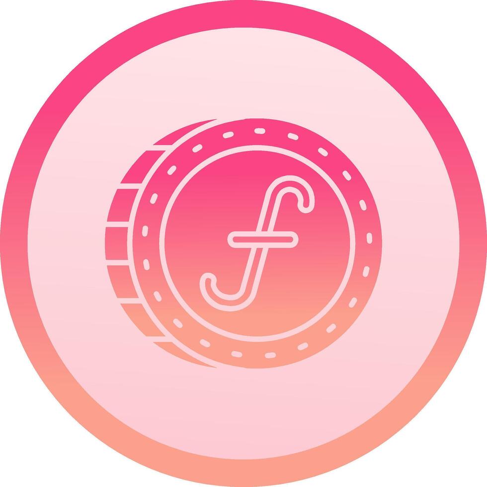 Guilder solid circle gradeint Icon 37821664 Vector Art at Vecteezy