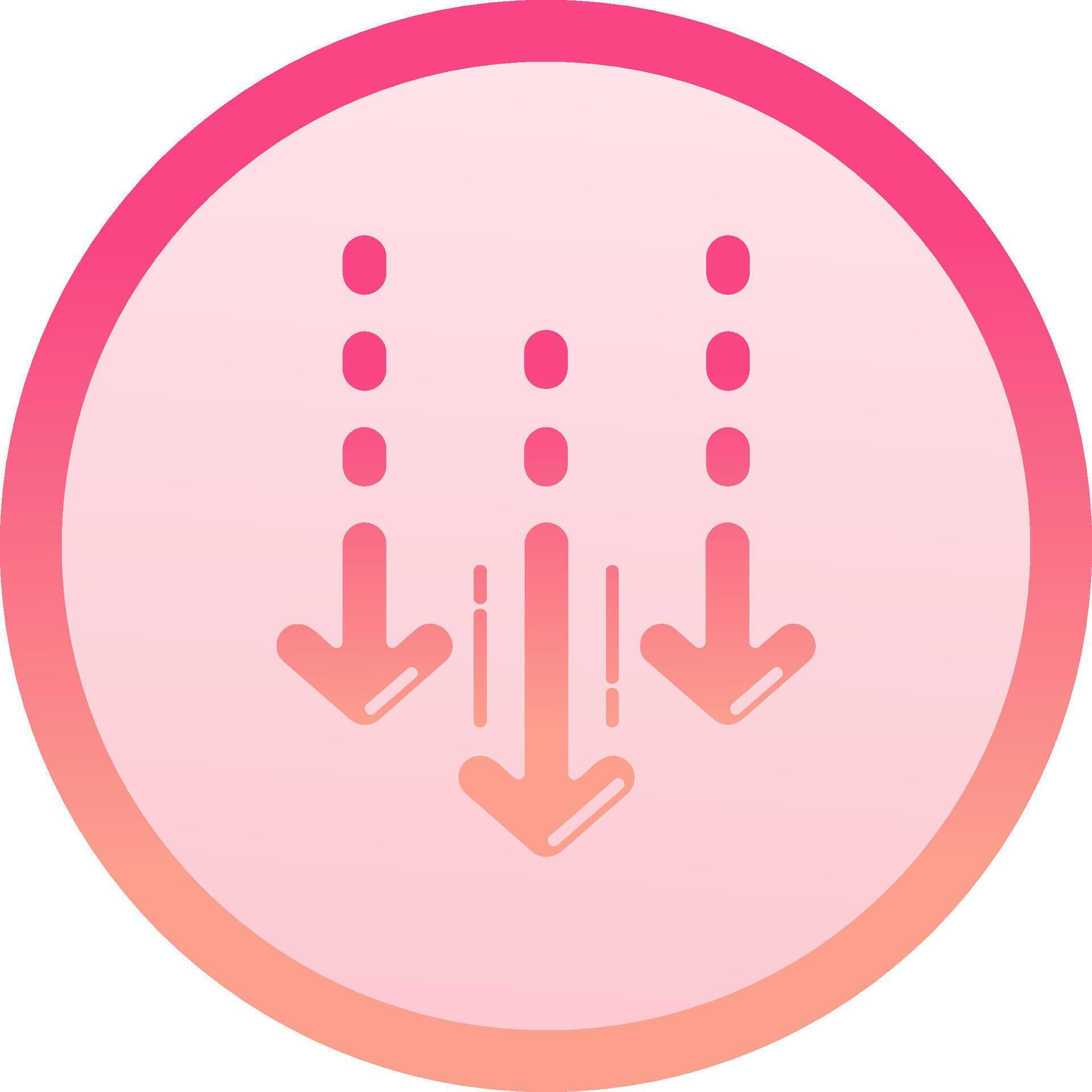 Decrease solid circle gradeint Icon 37821700 Vector Art at Vecteezy