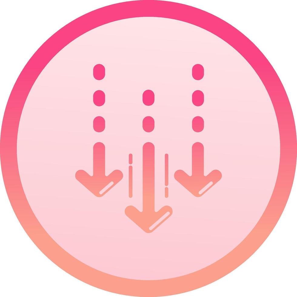 Decrease solid circle gradeint Icon 37821700 Vector Art at Vecteezy