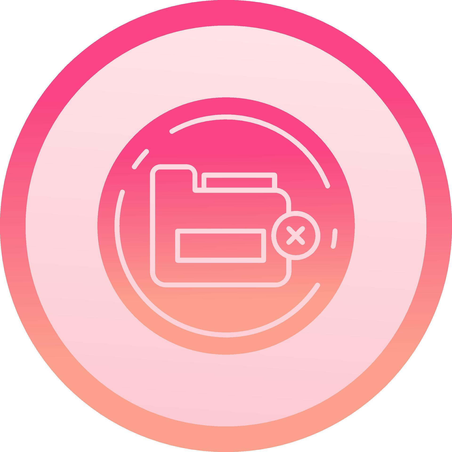 Delete solid circle gradeint Icon 37821819 Vector Art at Vecteezy