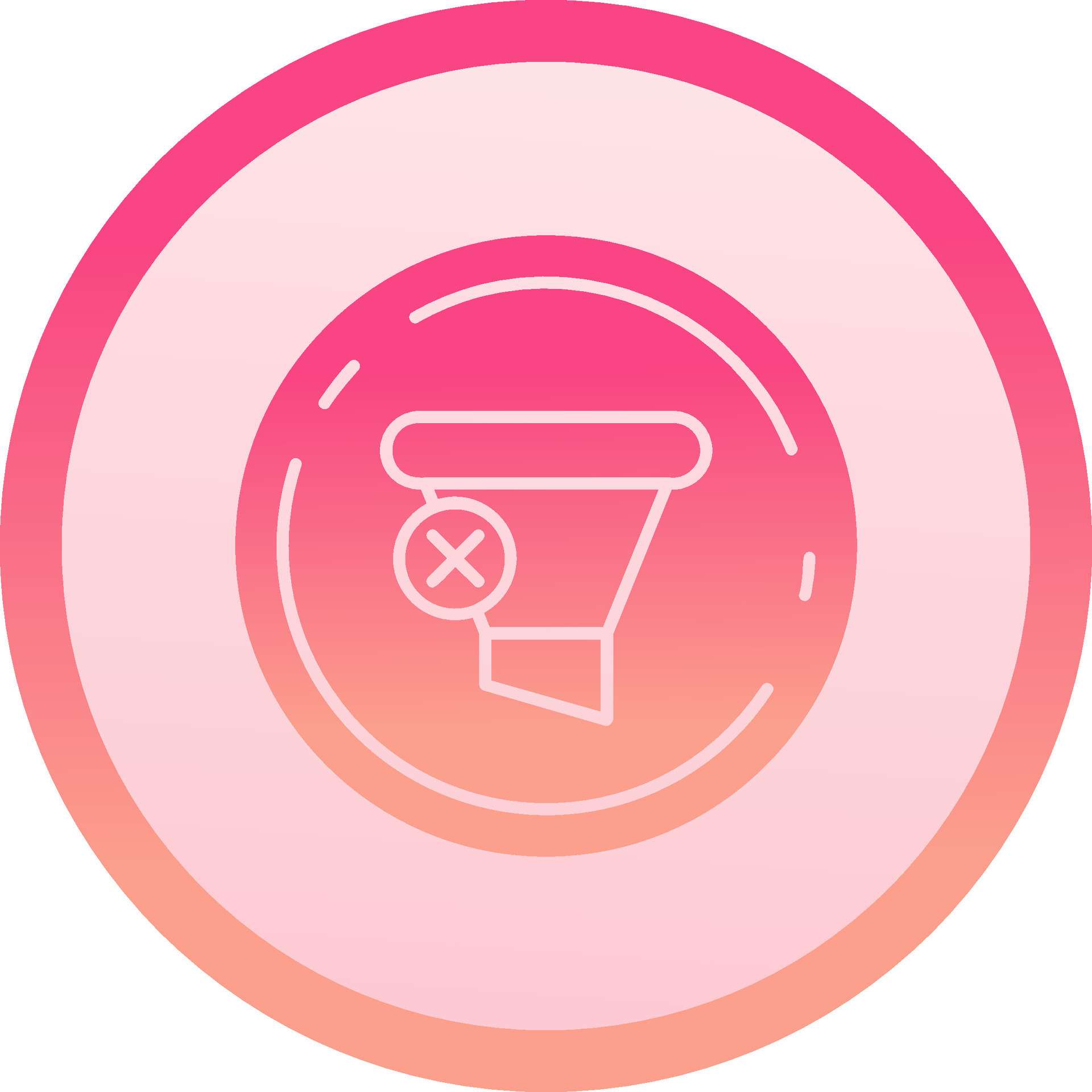 Clear solid circle gradeint Icon 37821926 Vector Art at Vecteezy
