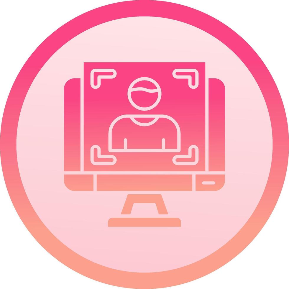 Portrait solid circle gradeint Icon 37822310 Vector Art at Vecteezy