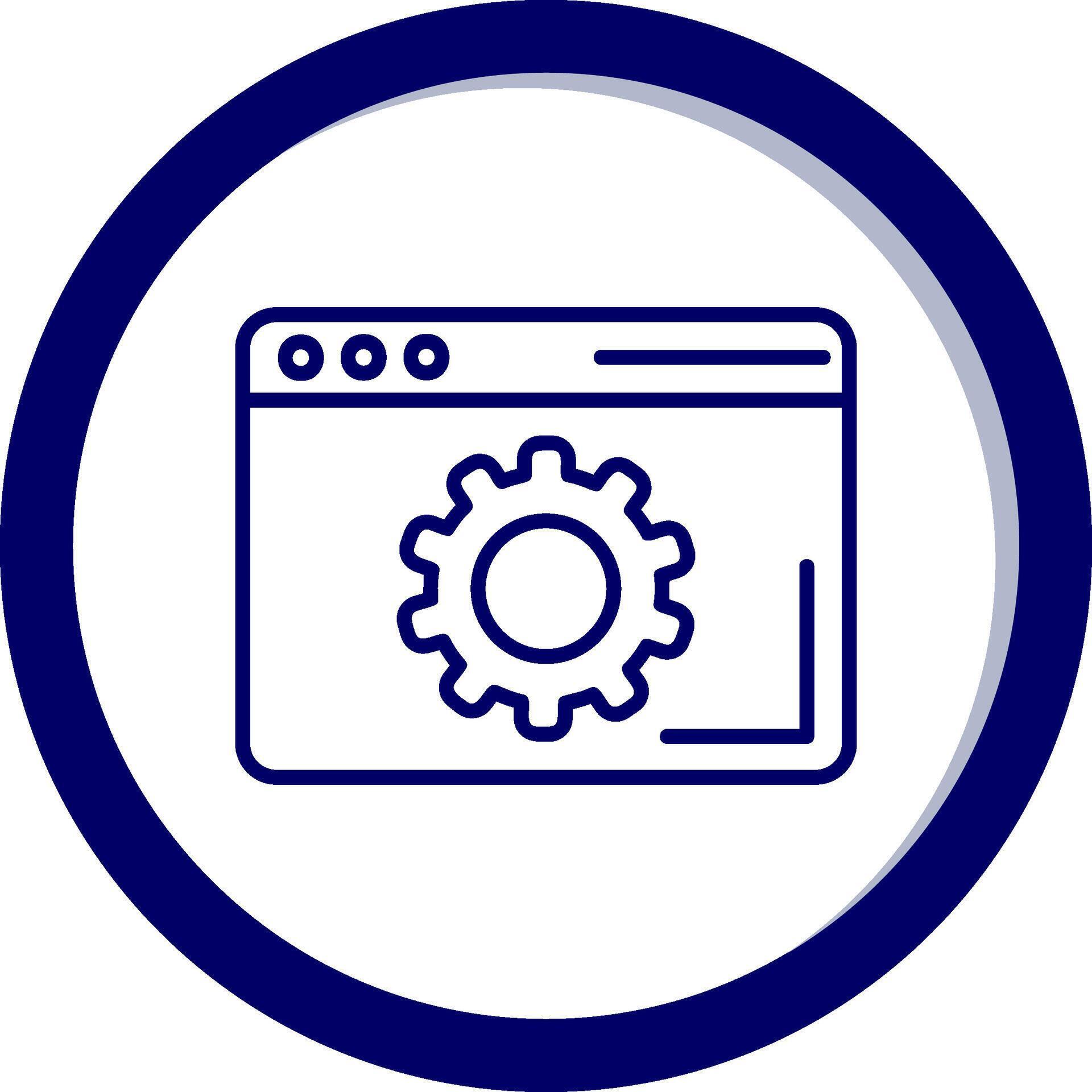 Browser Setting Vecto Icon 37825951 Vector Art At Vecteezy