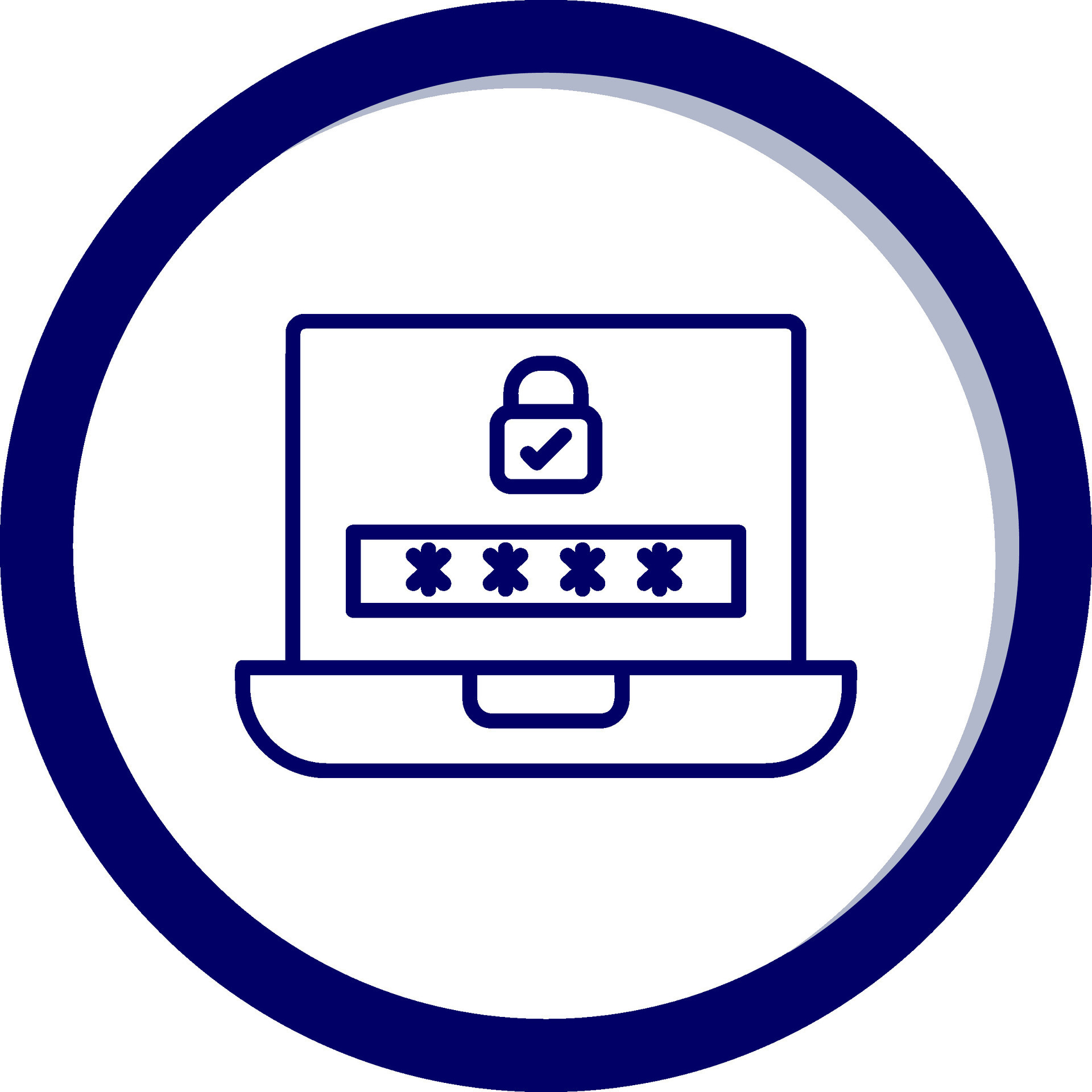 Laptop Password Vecto Icon 37826030 Vector Art At Vecteezy