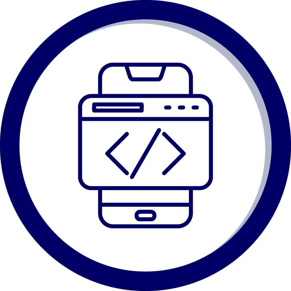 Smartphone Coding Vecto Icon 37826074 Vector Art at Vecteezy