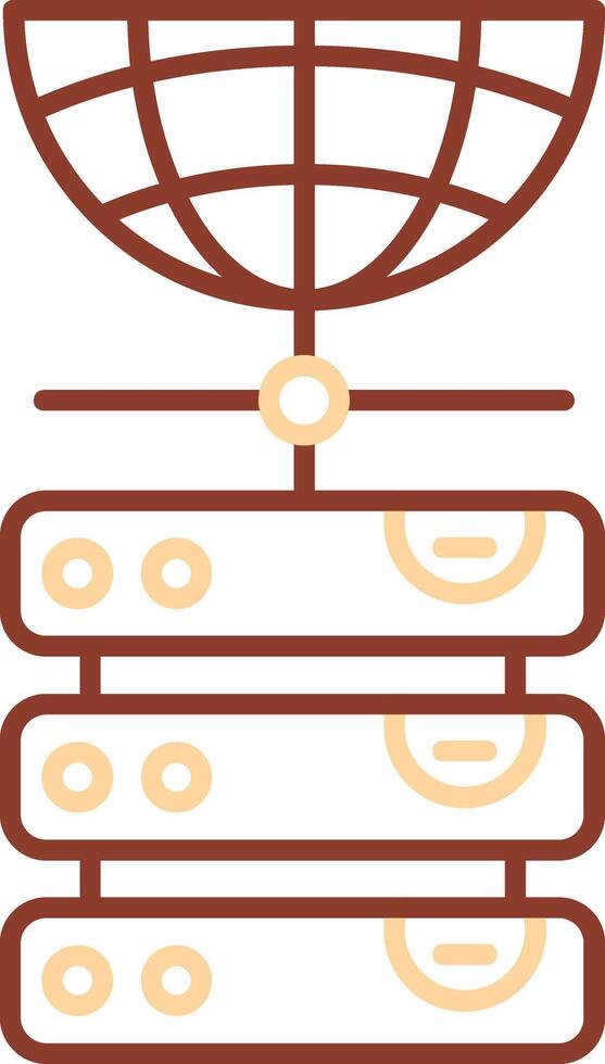 Database Line Two Color Icon 37826831 Vector Art At Vecteezy