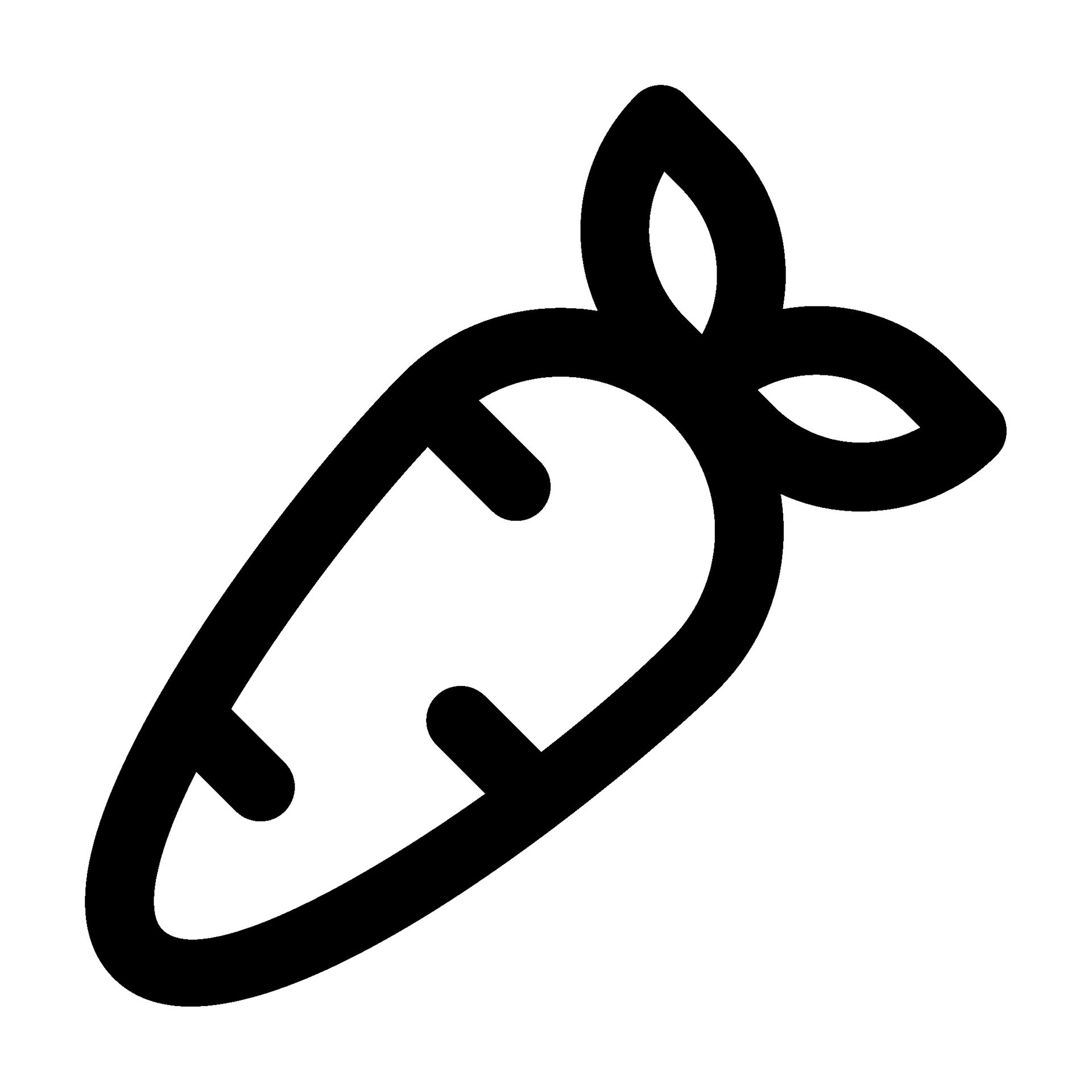 Carrot Icon Food and Beverages for Web, app, uiux, infographic, etc ...