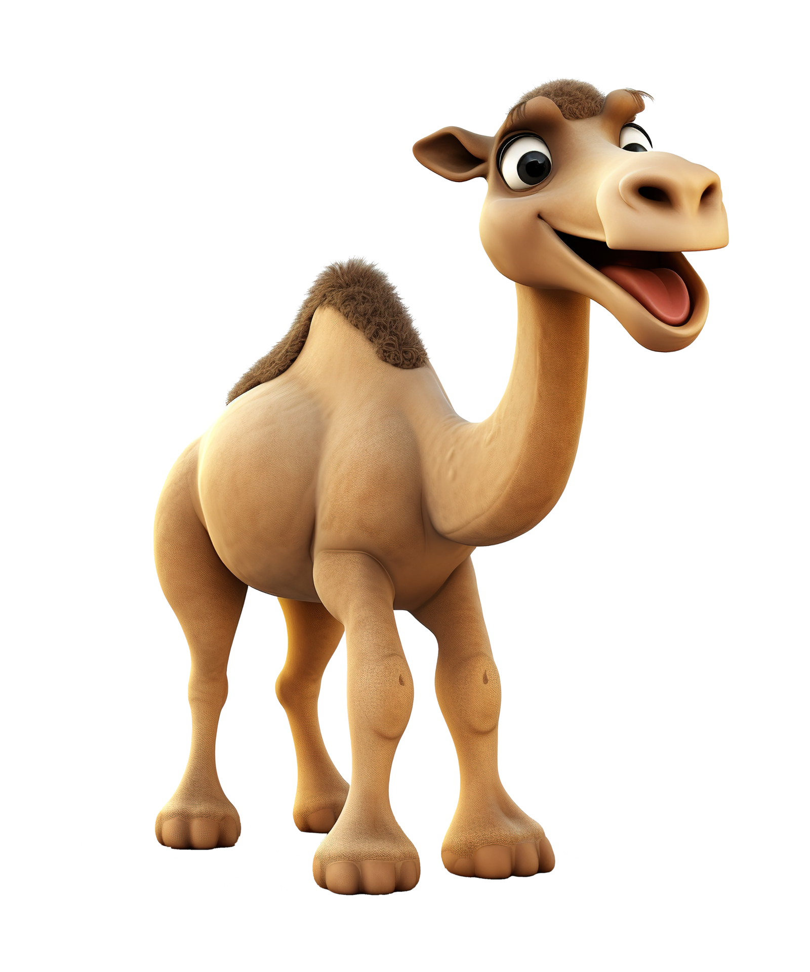 AI generated illustration of cute camel cartoon ai generated 37830209 PNG