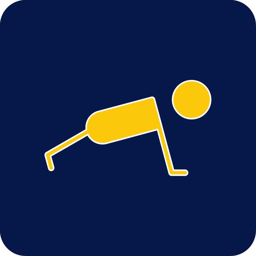 Exercise Glyph Square Two Color Icon 37830908 Vector Art at Vecteezy